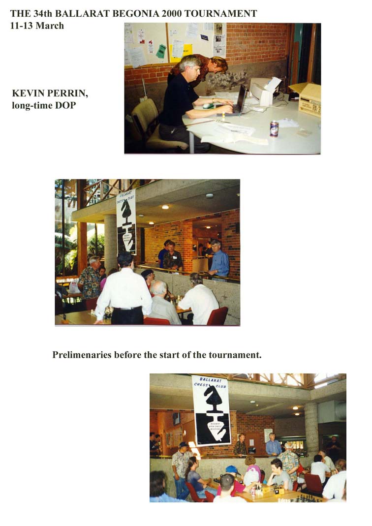 The 34th Begonia Open Tournament, 2000 – Ballarat Chess History Site